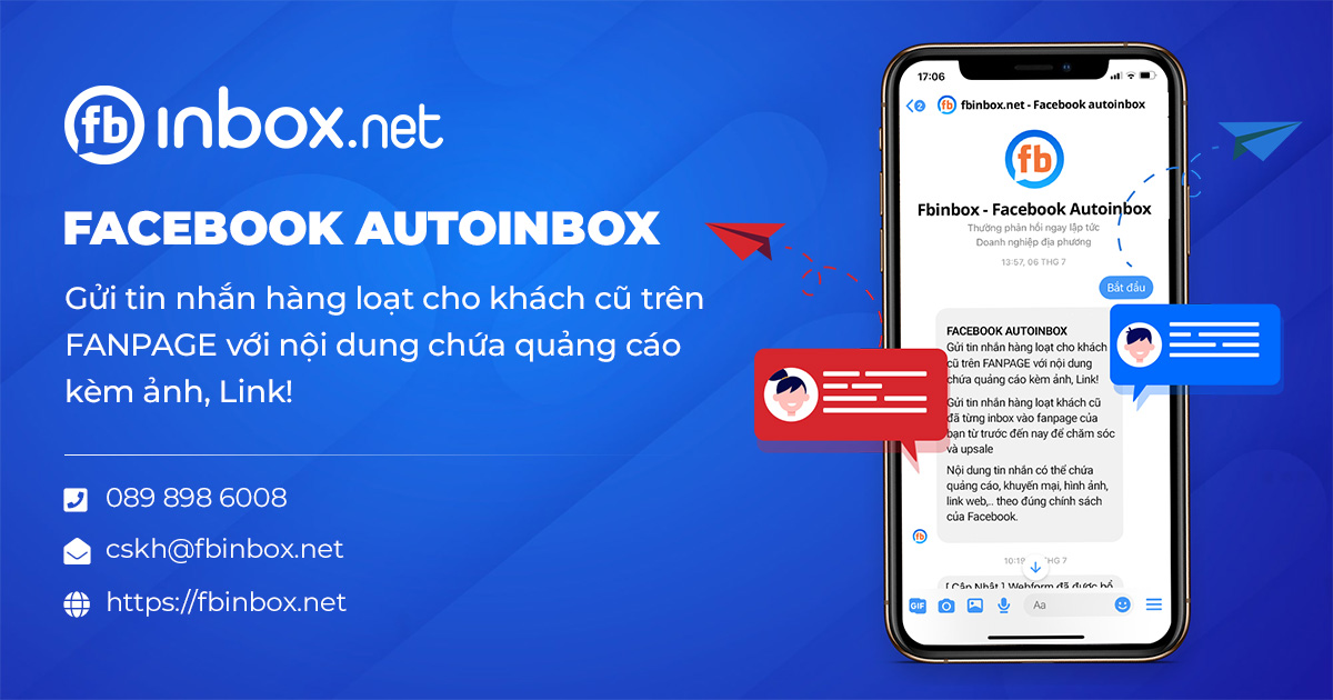 Facebook Inbox | Gửi tin nhắn hàng loạt trên fanpage